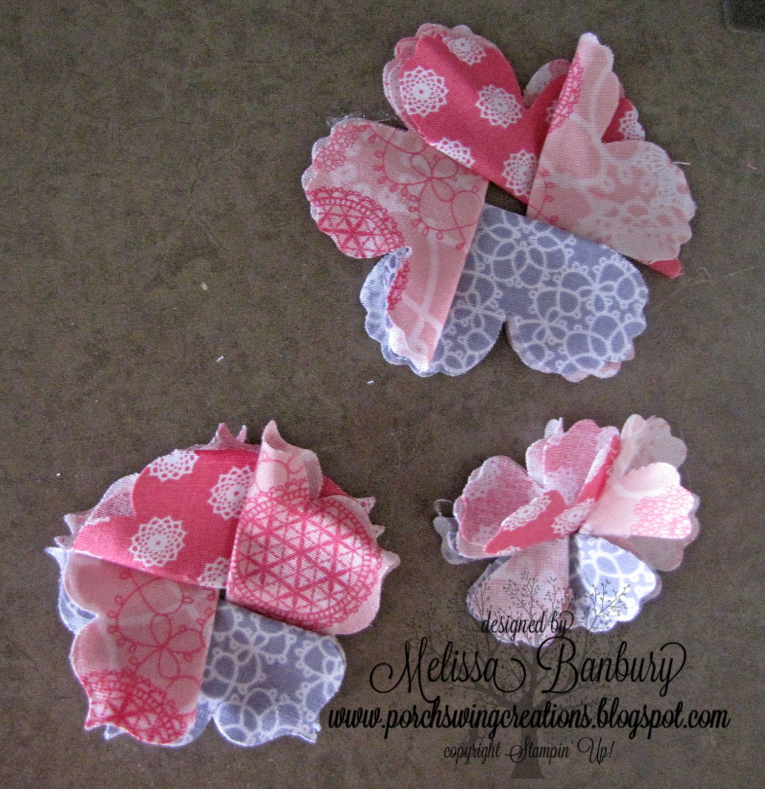 Porch Swing Creations: Flirtatious Flower Pin