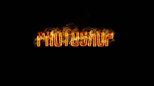 Tutorial Photoshop Dasar : Membuat efek tulisan api