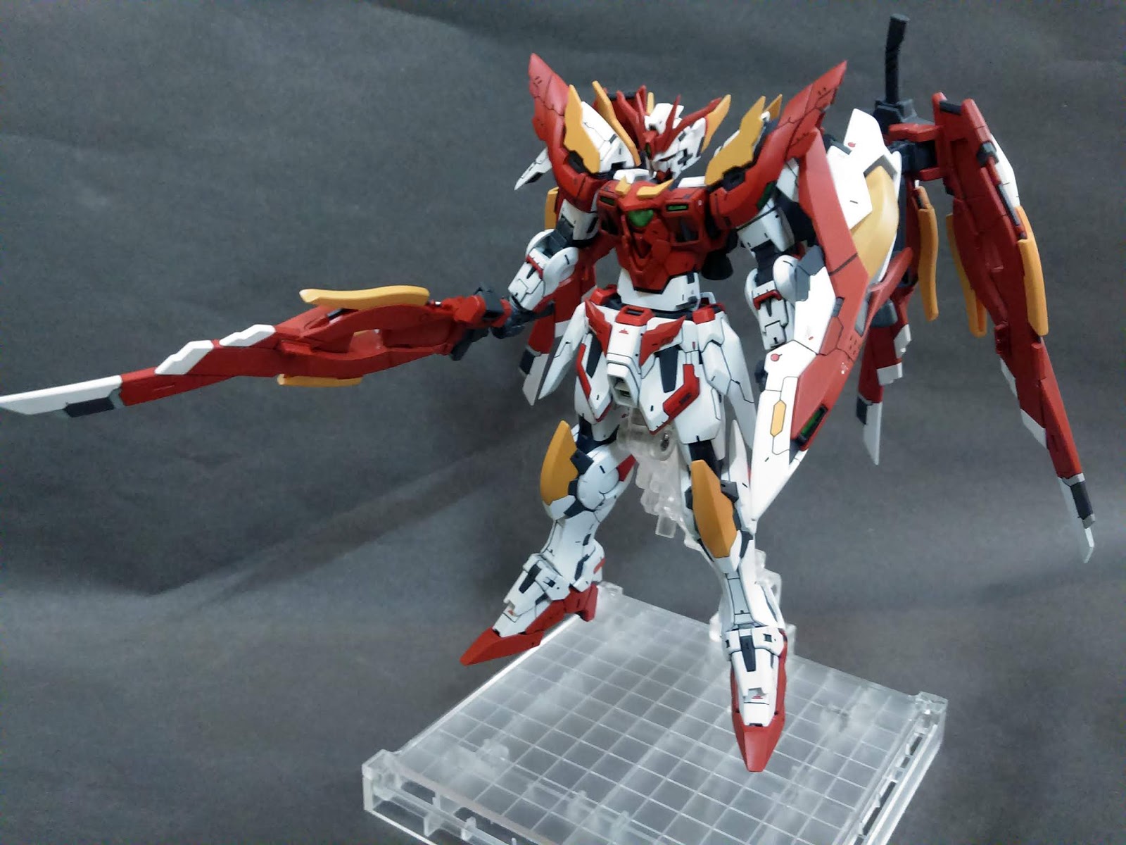 Custom Build: HGBF 1/144 Wing Gundam Zero Honoo