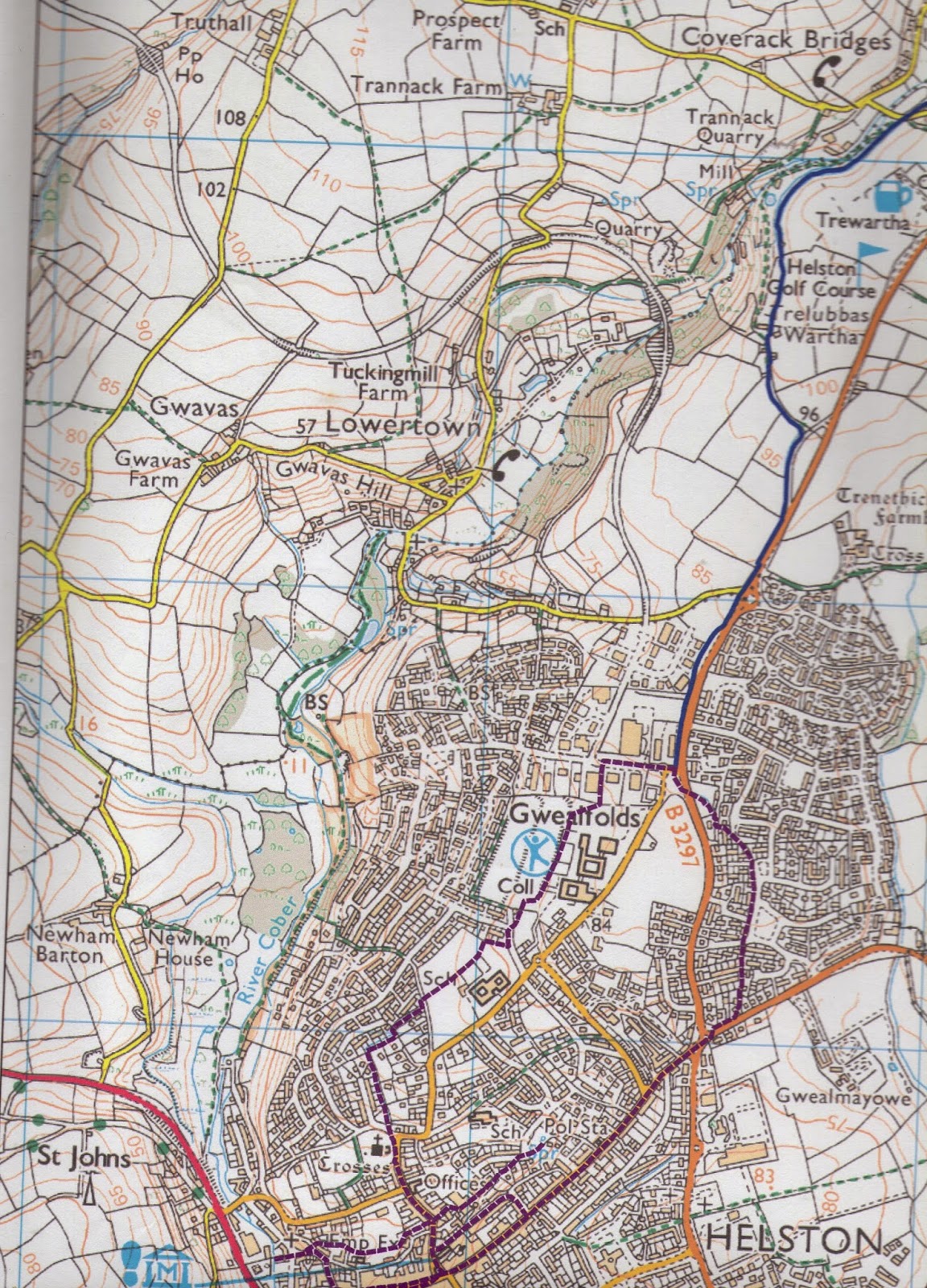 Wendron History Tin Stamps Watercourses and the Cober Helston kennels ...