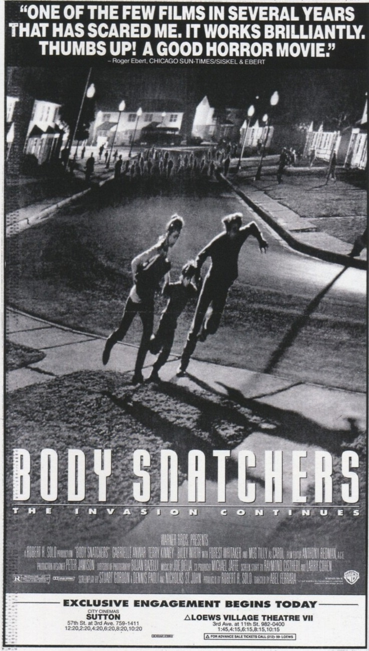 Happyotter: BODY SNATCHERS (1993)