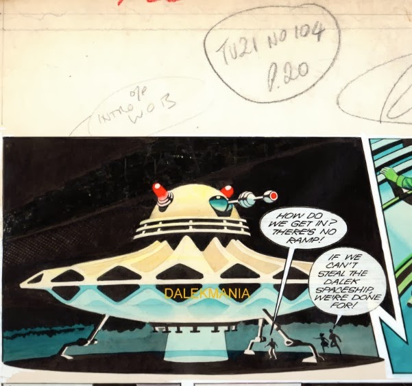 Making My 3rd Doctor Costume: Original TV21 Dalek comic book art on eBay