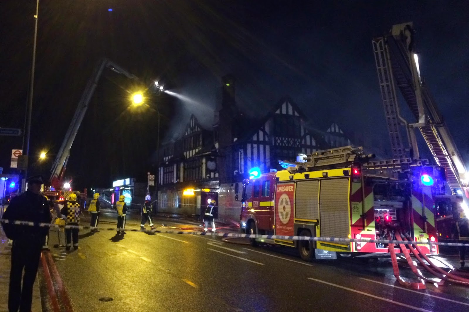 Clare's diary: Catford Bridge Tavern fire - some pictures and some ...