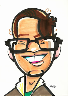 Whatever Jake Makes: The Big Bang Theory - Cast Cartoon Caricature