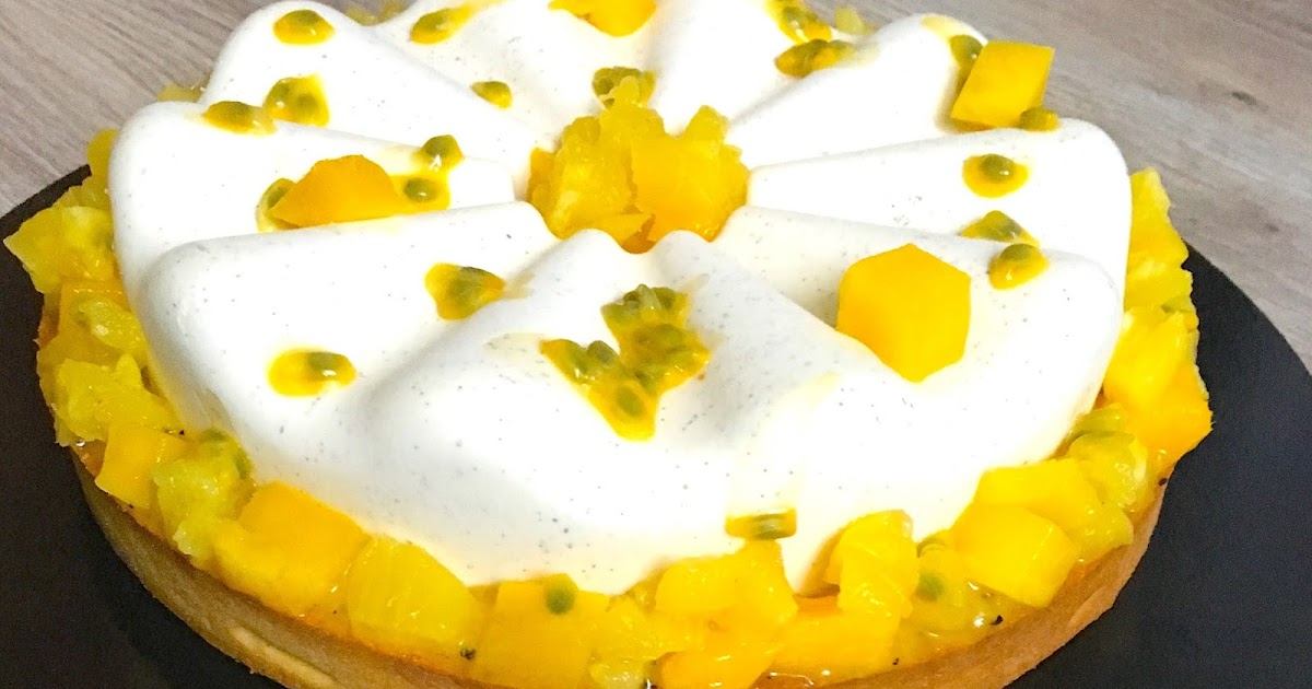 Tarte Vanille-Fruits exotiques