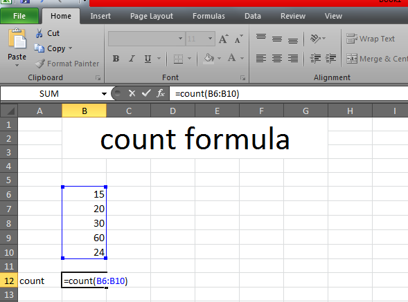 Easy Excel Basic Formula Count And Now Easy Excel Basic Formula Count And Now