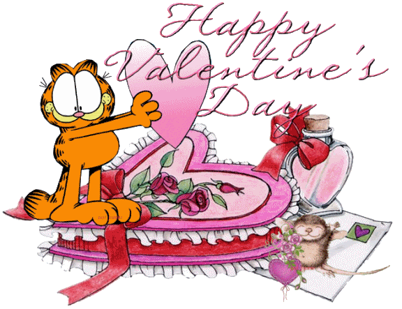 Garfield de San Valentín - Imagui