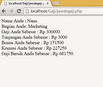 Membuat Penghitungan Gaji Karyawan dengan PHP | Bangsawan Tua