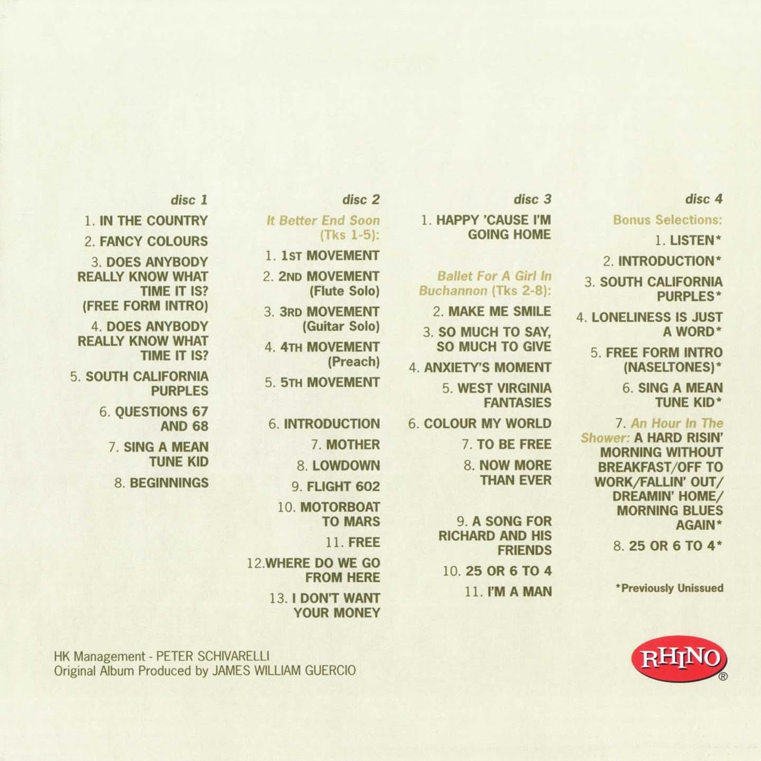 1971 Chicago at Carnegie Hall - Chicago - Rockronología