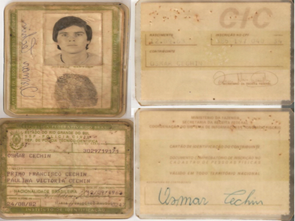 A vida de Osmar Cechin : Identidade IV