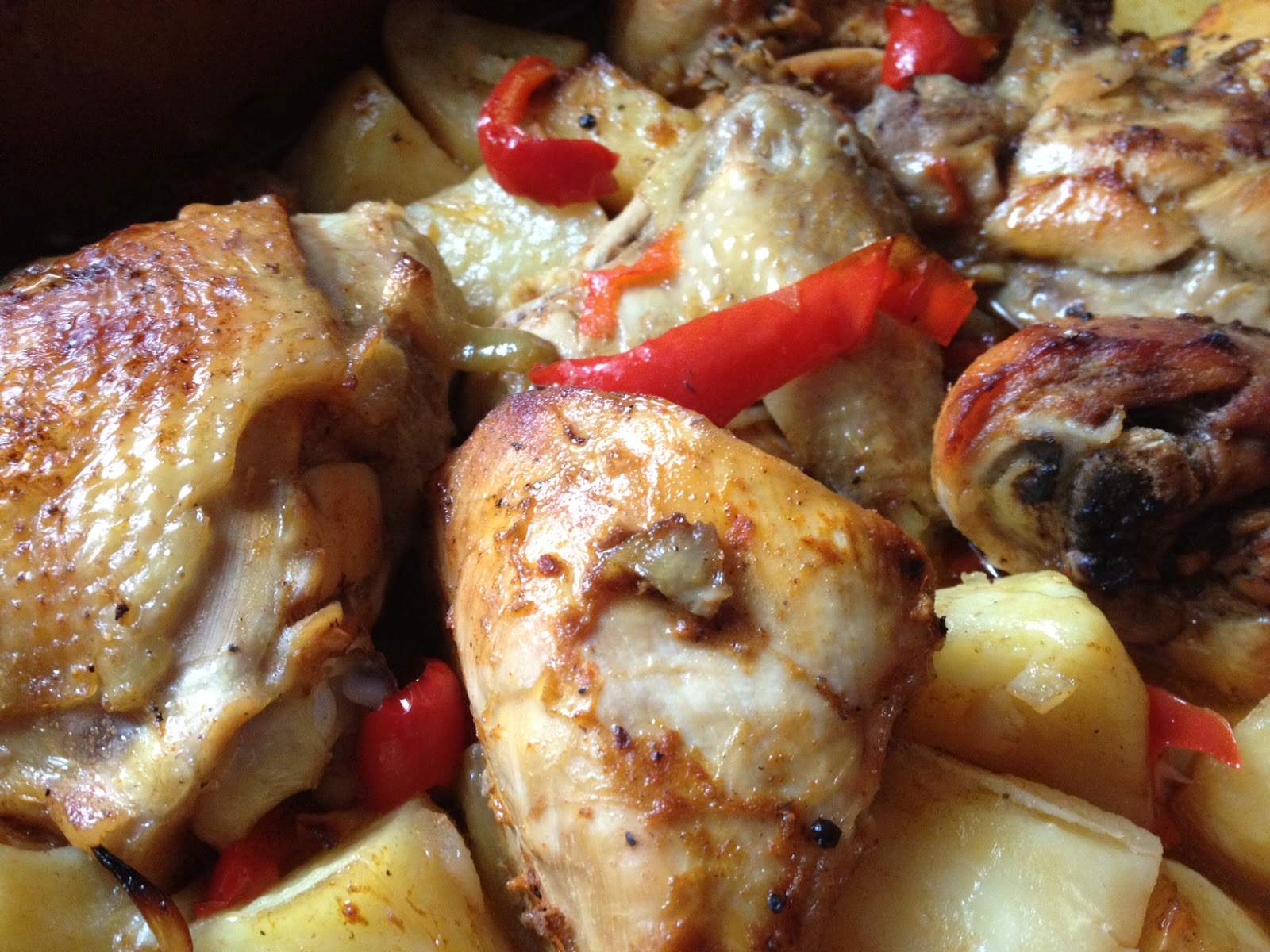 Roasted Chicken/Frango Assado No Forno - Travel Portugal Blog