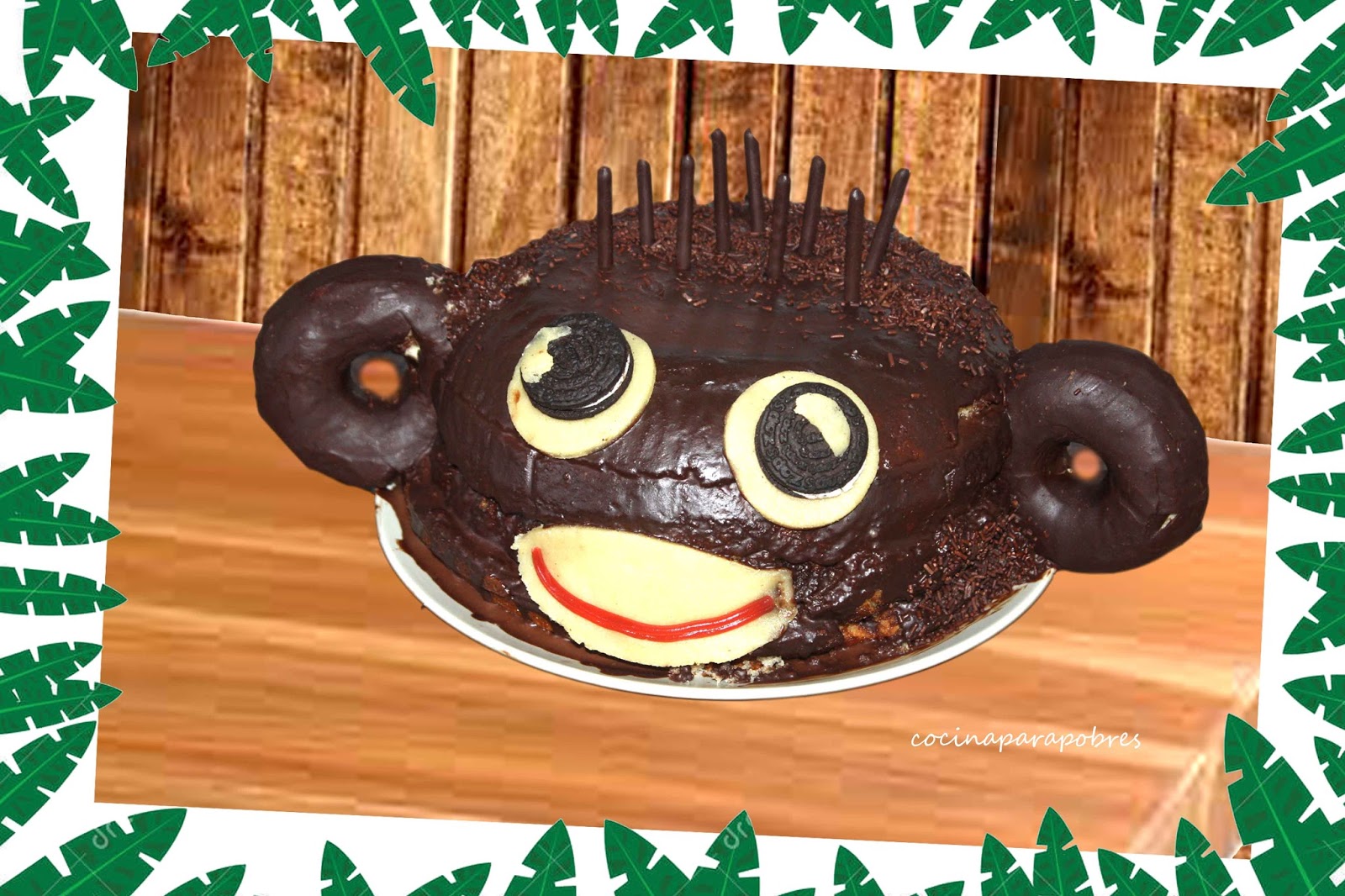 Mono sorpresa, una tarta ideal para cualquier cumpleaños