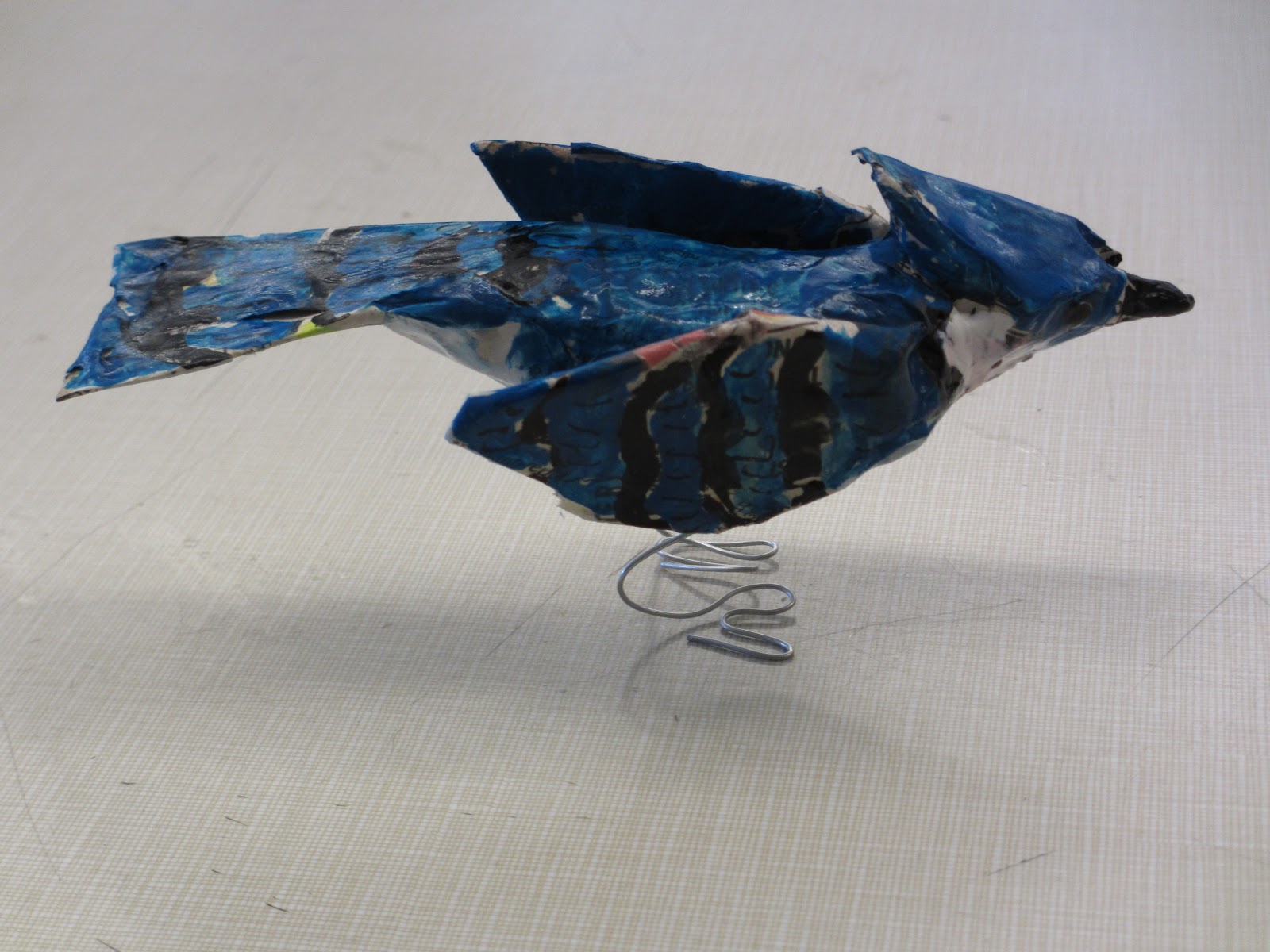 Parker Art: K/1s Make Paper Mache Birds
