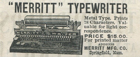 oz.Typewriter: Typewriter Ads, 1888-1892