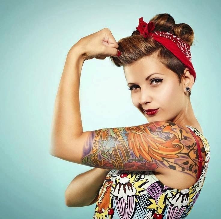 Galería de modelos pin up tatuadas