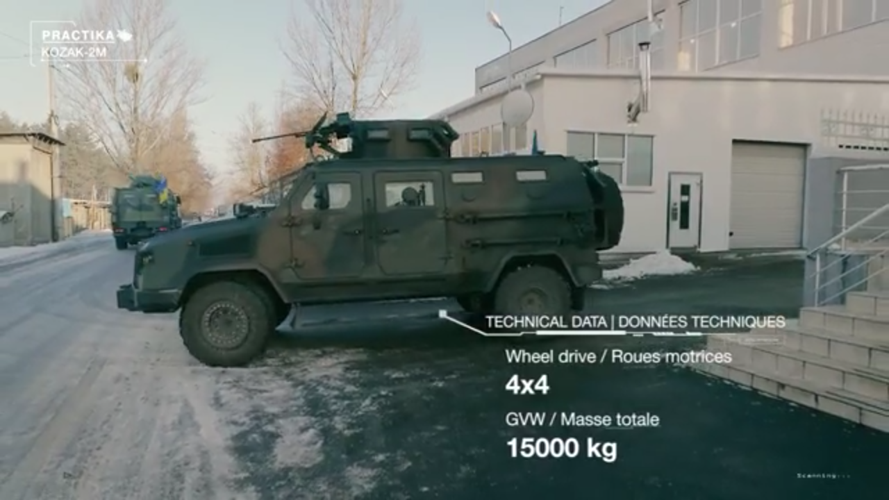 Glavcom: Practika Kozak-2M ukrainian armored vehicle