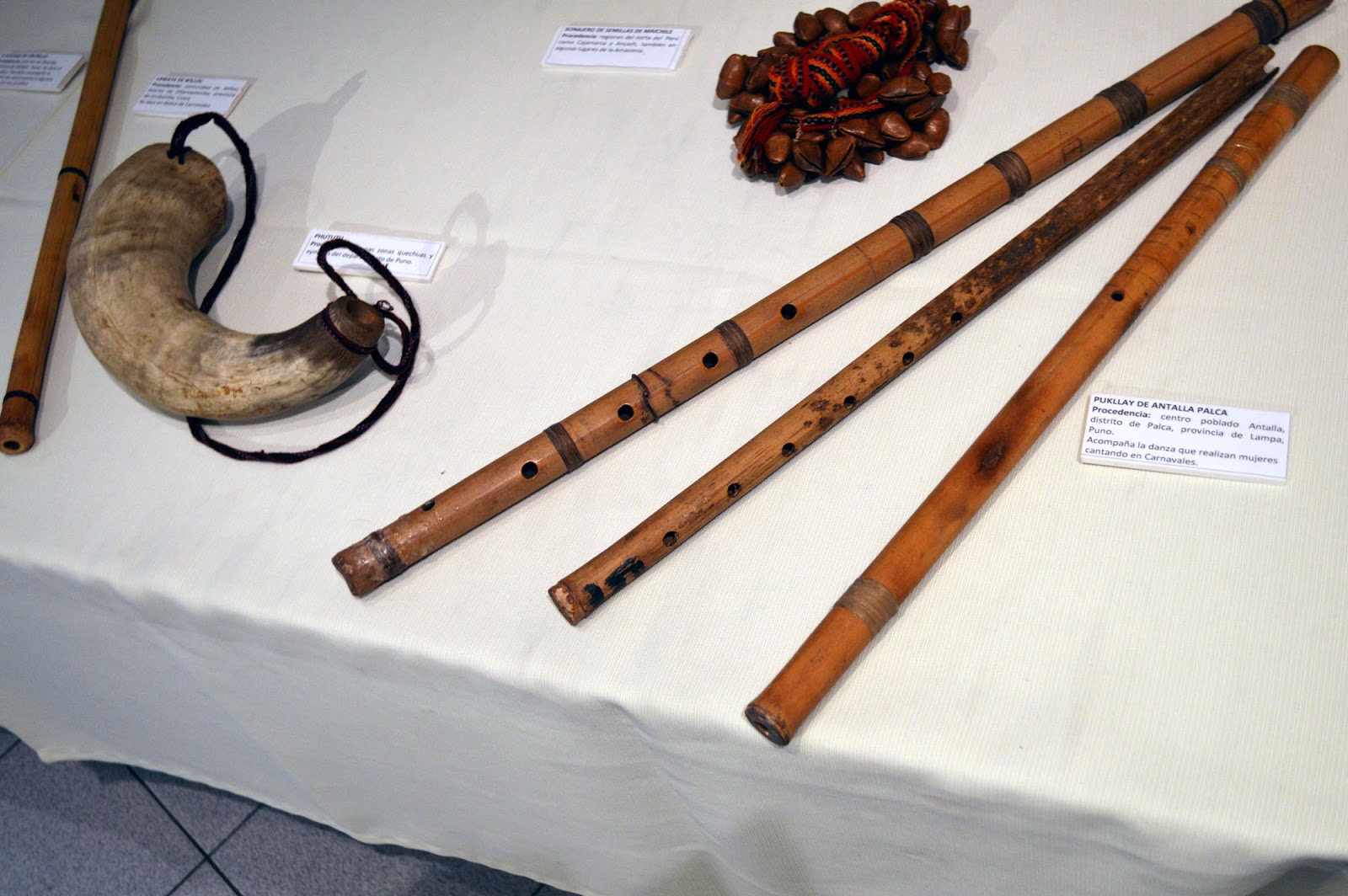 CENDAF: EXPOSICION Y MUESTRA SONORA DE INSTRUMENTOS PREHISPANICOS Y ...