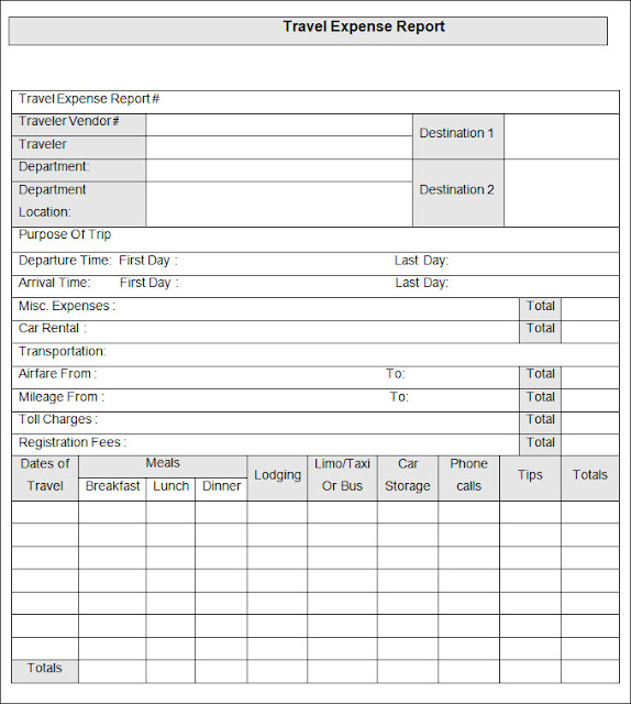 Download Expense approval template in Excel format