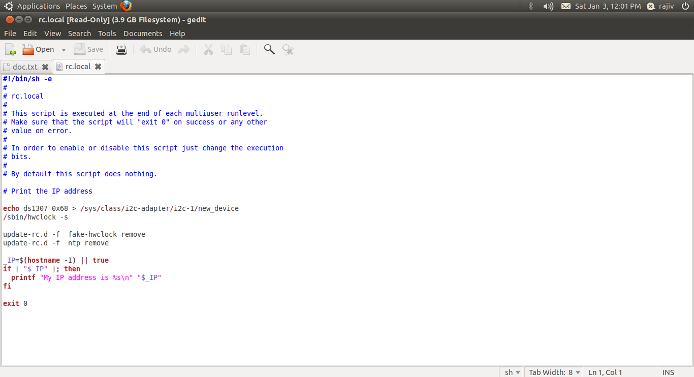 Random Stuff: Interfacing RaspberryPi with DS1307,I2C based Real Time Clock.