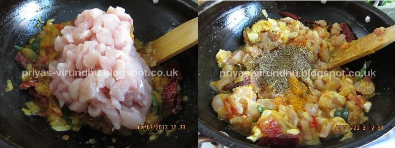 Priya's Virundhu: Chicken Podimas Recipe[Tamil Nadu Special]/Chicken ...