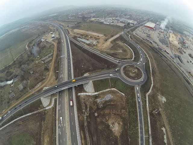 Filmari aeriene cu drona autostrazi foto si video Romania 2022: Prima ...