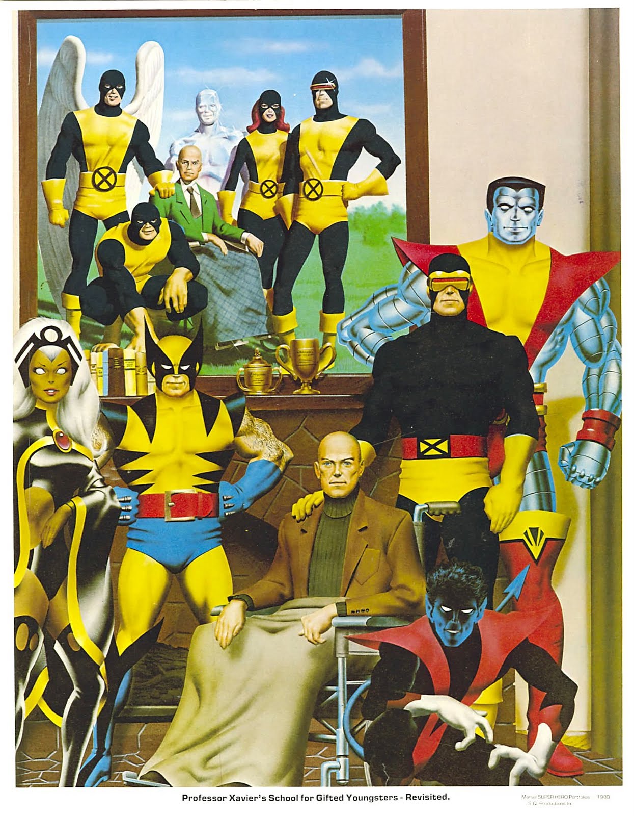 Marvel Comics of the 1980s: 1980 - X-Men Portfolio Set 1