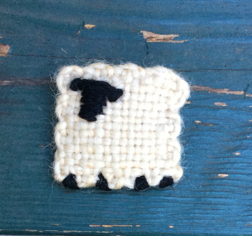 Pin Loom Weaving: Weave a Sheep Pin