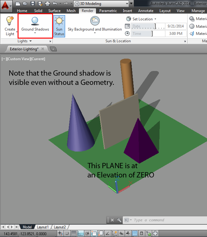 Engineering Services & Training-AutoCAD: Exterior Lighting using Sun ...