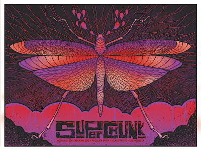 INSIDE THE ROCK POSTER FRAME BLOG: Superchunk Los Angeles Poster by Jim ...