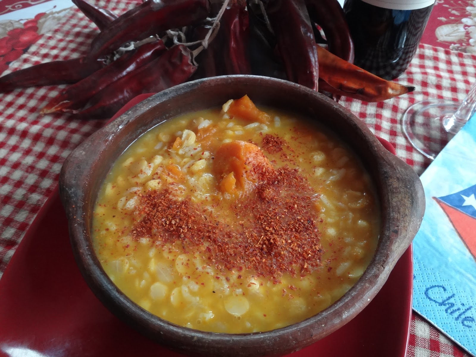 Bitacora de mi Chile: Garbanzos con Merkén