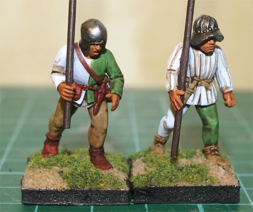 Deadkingsrise Painting and Modelling: Perry 15th Century German Pikemen