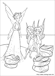Silvermist Fairy Disney Coloring Pages for Kid