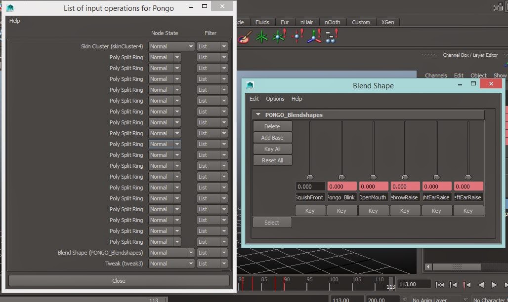 Digital Animation: Blend Shapes for Face Animation