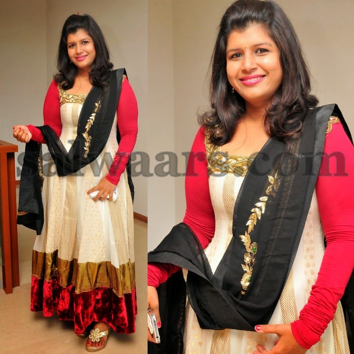 Nikitha Reddy Pink and White Salwar - Indian Dresses