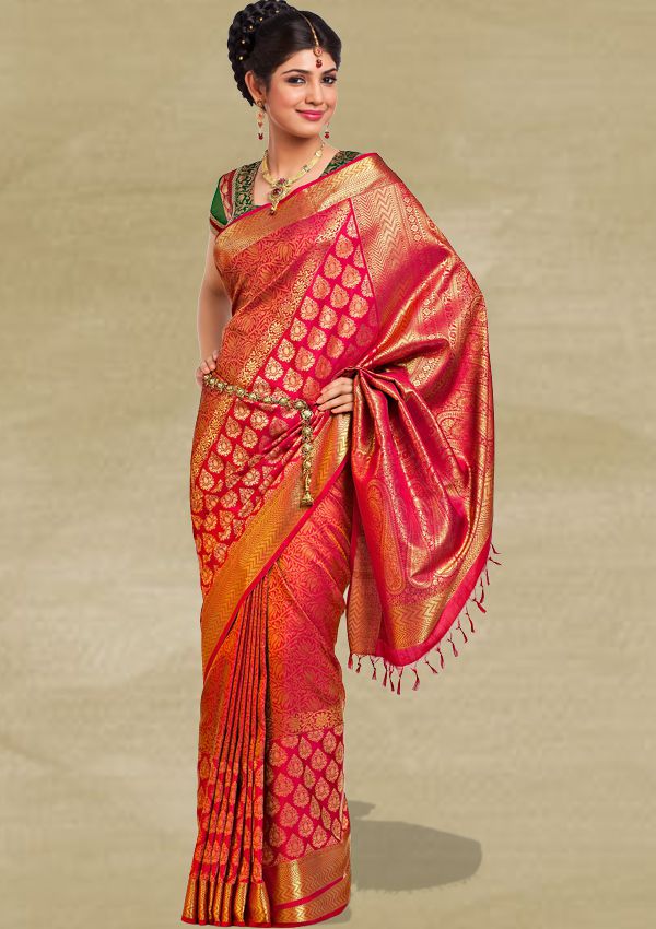 Marriage Sarees: Kumaran Silk Wedding silk sarees