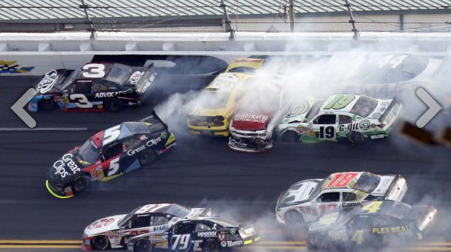 NASCAR Auto Racing Accident - Automotive Zone