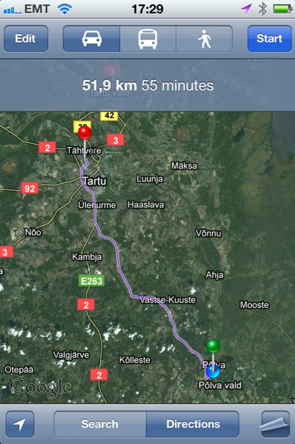 Everytrail. Puhkus Eestis, virtuaalgiid taskus