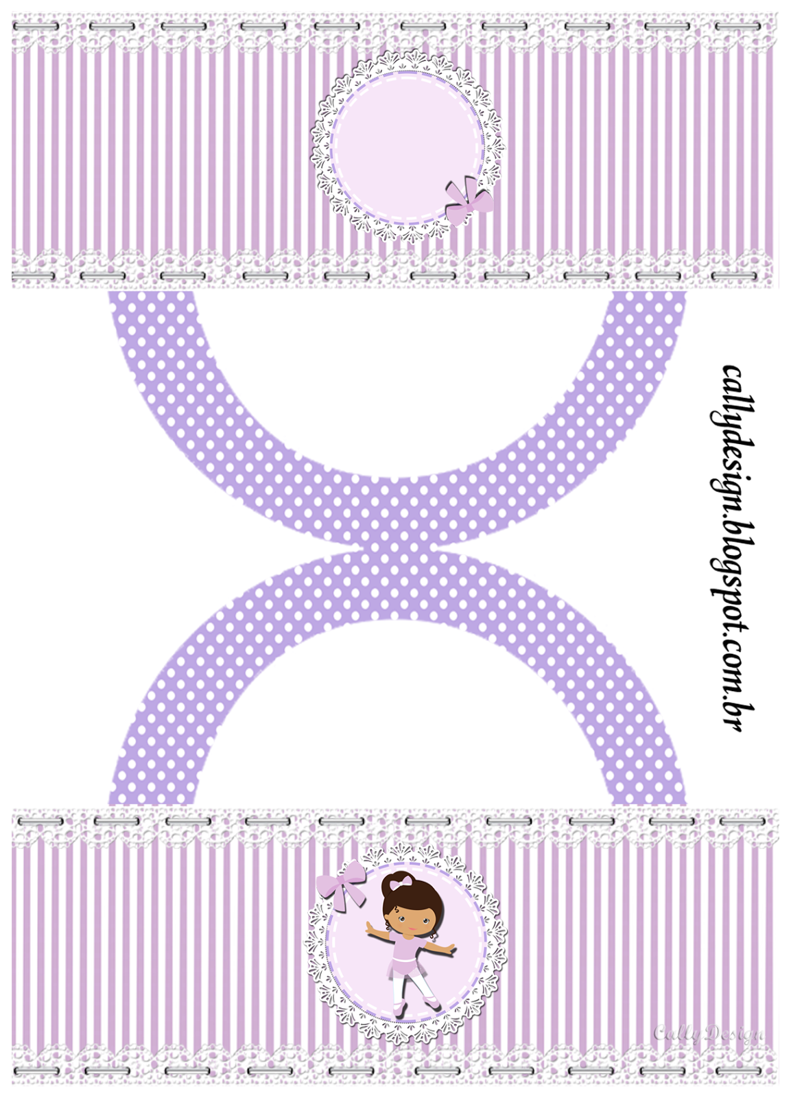 Ballerina in Purple: Free Printable Candy Bar Labels. - Oh My Baby!