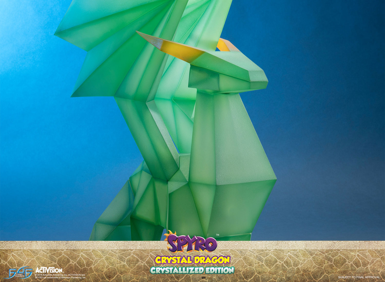 Spyro the Dragon - Crystal Dragon Statue (First 4 Figures)