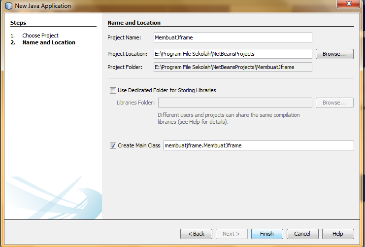 CARA MUDAH MEMBUAT APLIKASI DI JAVA MENGGUNKAN JFRAME ~ RPL smk