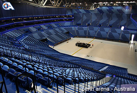 Koran Arsitektur: Perth Arena - Australia, iconic entertainment venue!