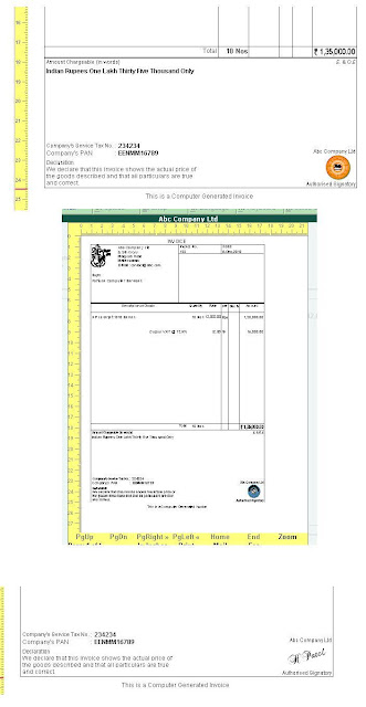 Patel Software: Invoice Signature OR Round Seal