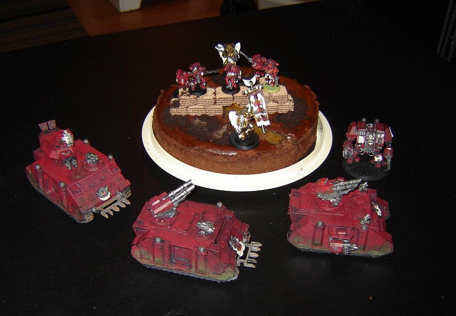 Metro Hillbilly: Warhammer 40K Blood Angels Birthday Cake