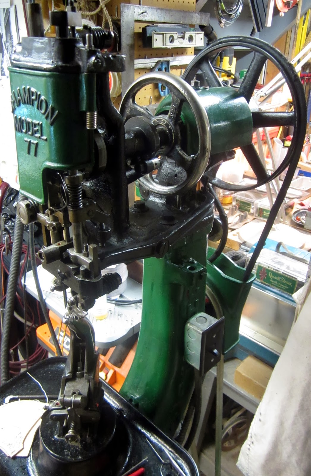 MI Vintage Sewing Machines: McKay Champion 77 Stitcher (19??)