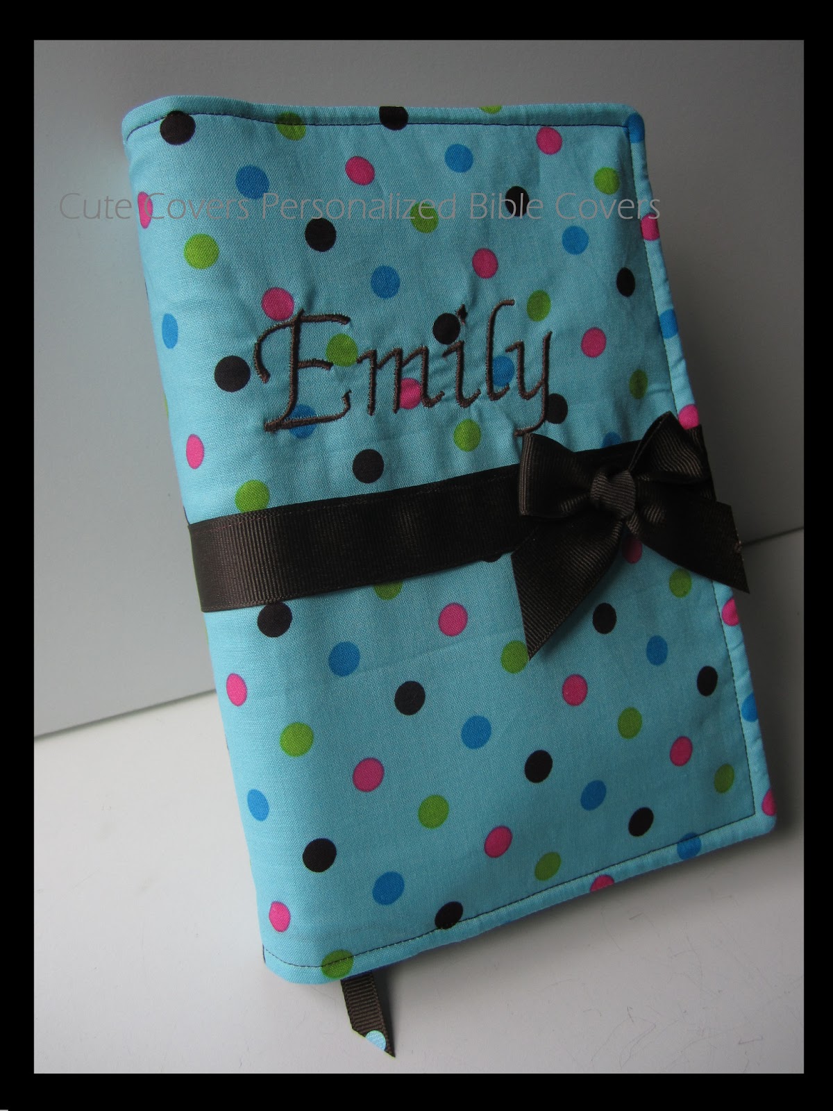 Cute Covers: Bible Cover of the Day: Polka Dots Remnant Creation