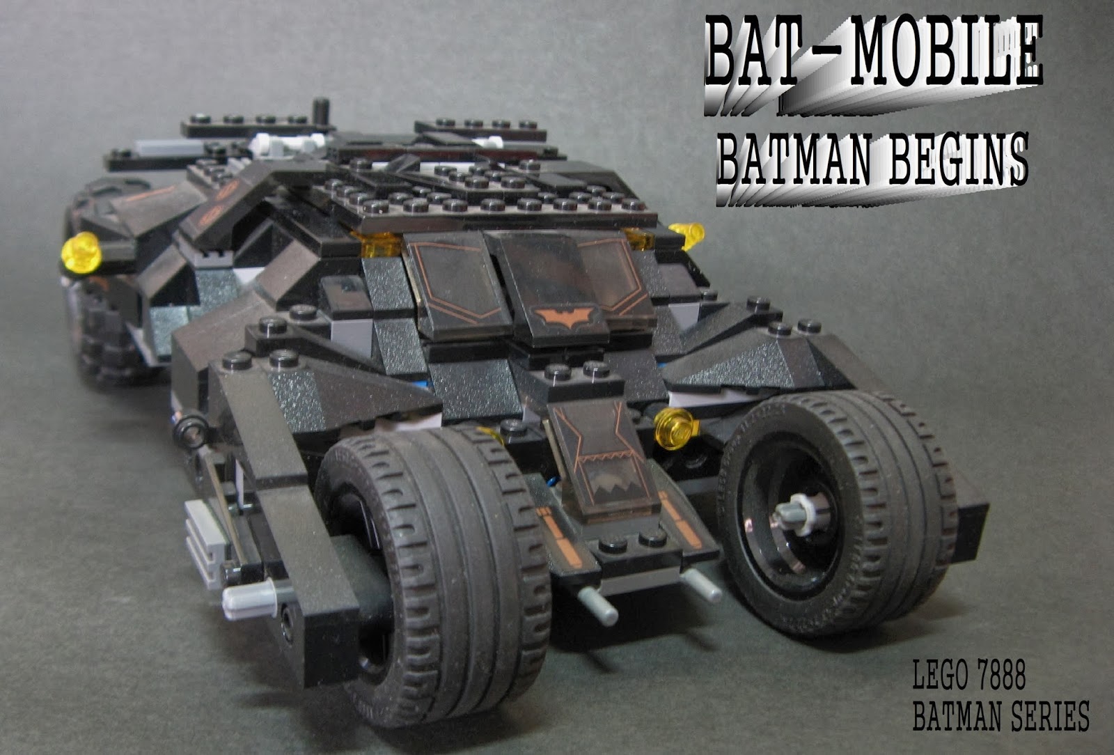 LEGO Car Show(By Bloks)積木車展 :7888 BAT-MAN BAT-MOBILE(Batman Begins)蝙蝠車 ...