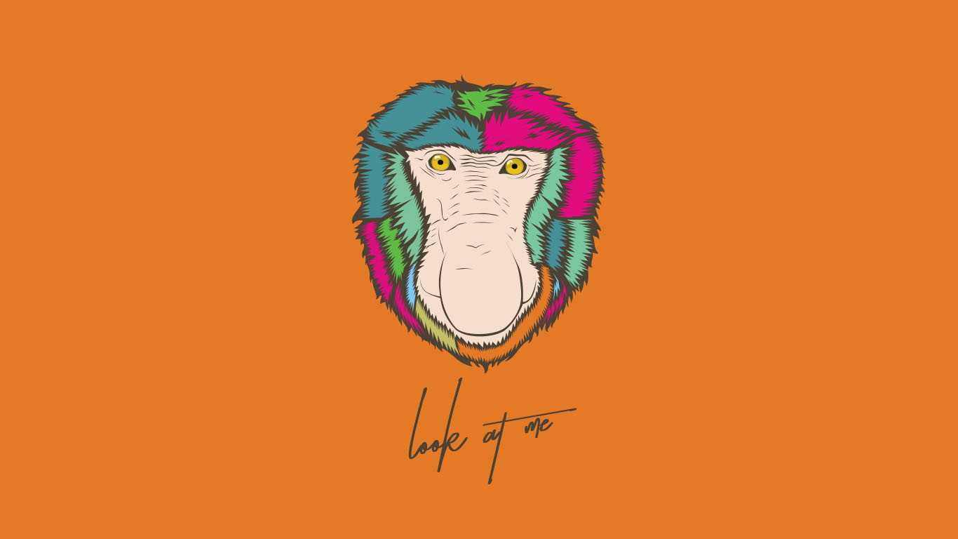 Cara Membuat Gambar Vector Bekantan dengan Adobe Ilustrator - Natasurya