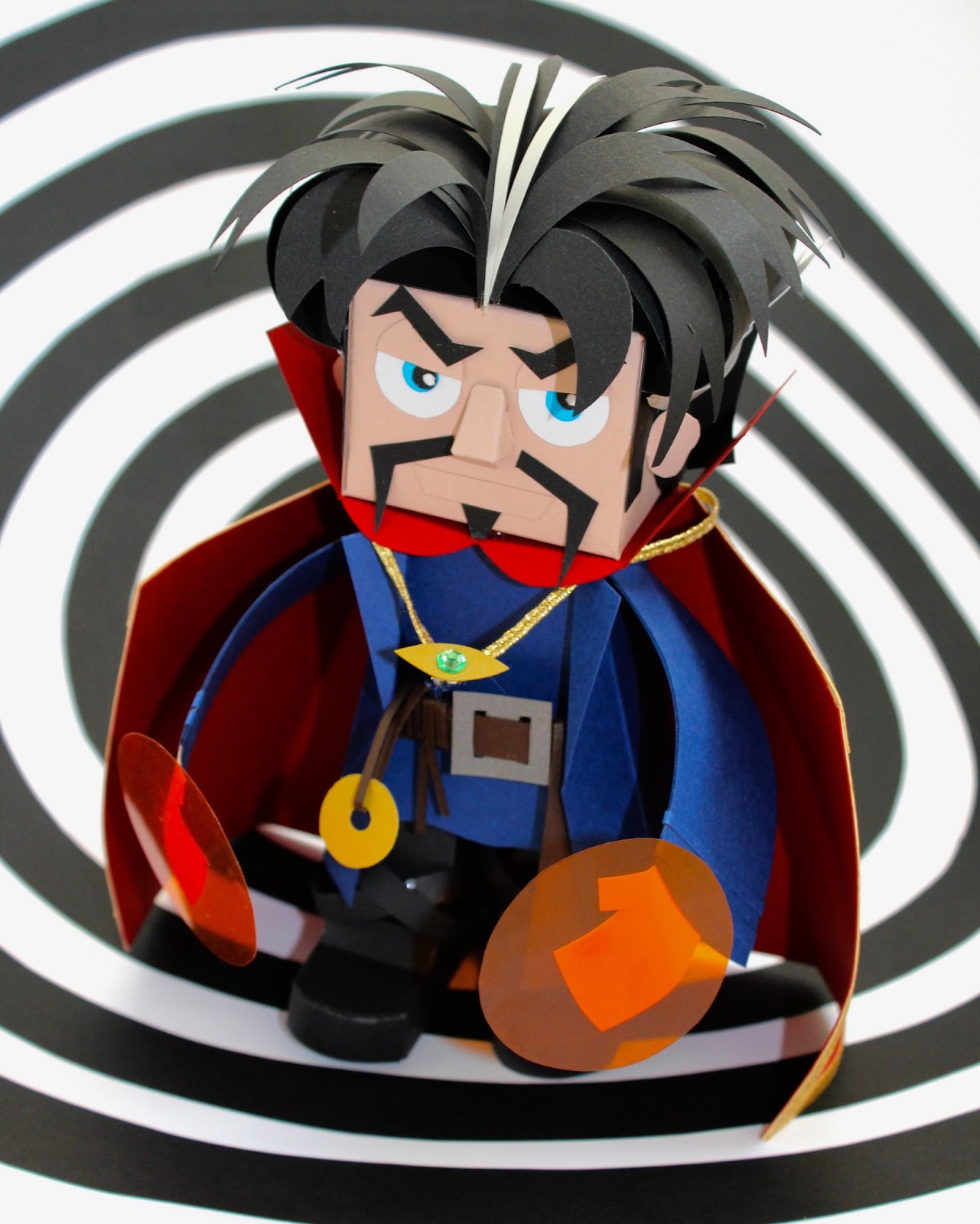 PLANET-PULP // CELEBRATING PULP CULTURE: Paper Craft Dr. Strange