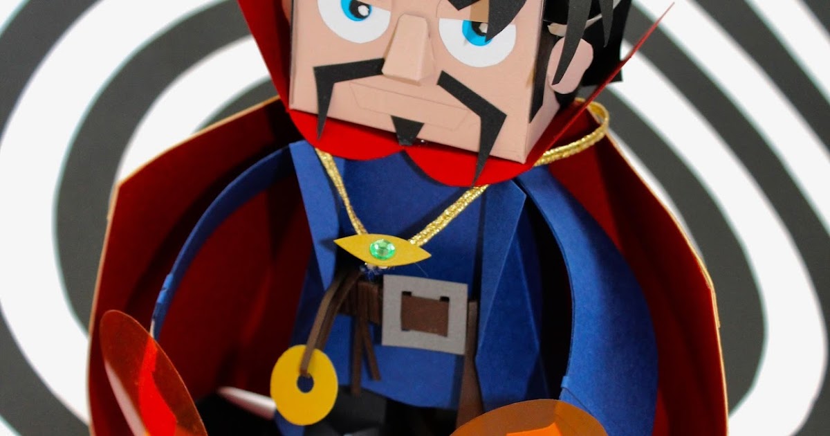 PLANET-PULP // CELEBRATING PULP CULTURE: Paper Craft Dr. Strange