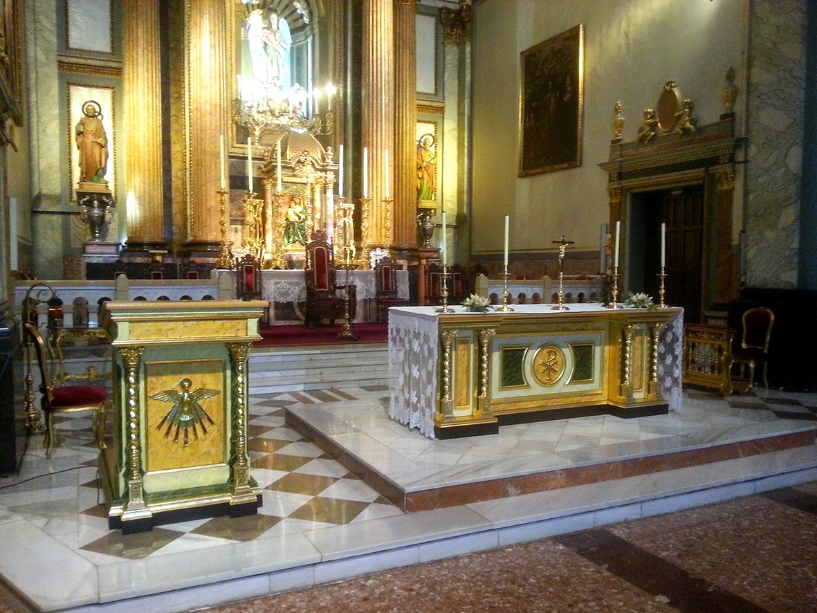 Taller de Arte Religioso Salmerón: Restauración de una mesa de altar y ...